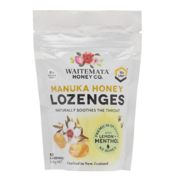 Waitemata Lozenges umf 10+ (with Lemon & Menthol) 52g - Honey Land®